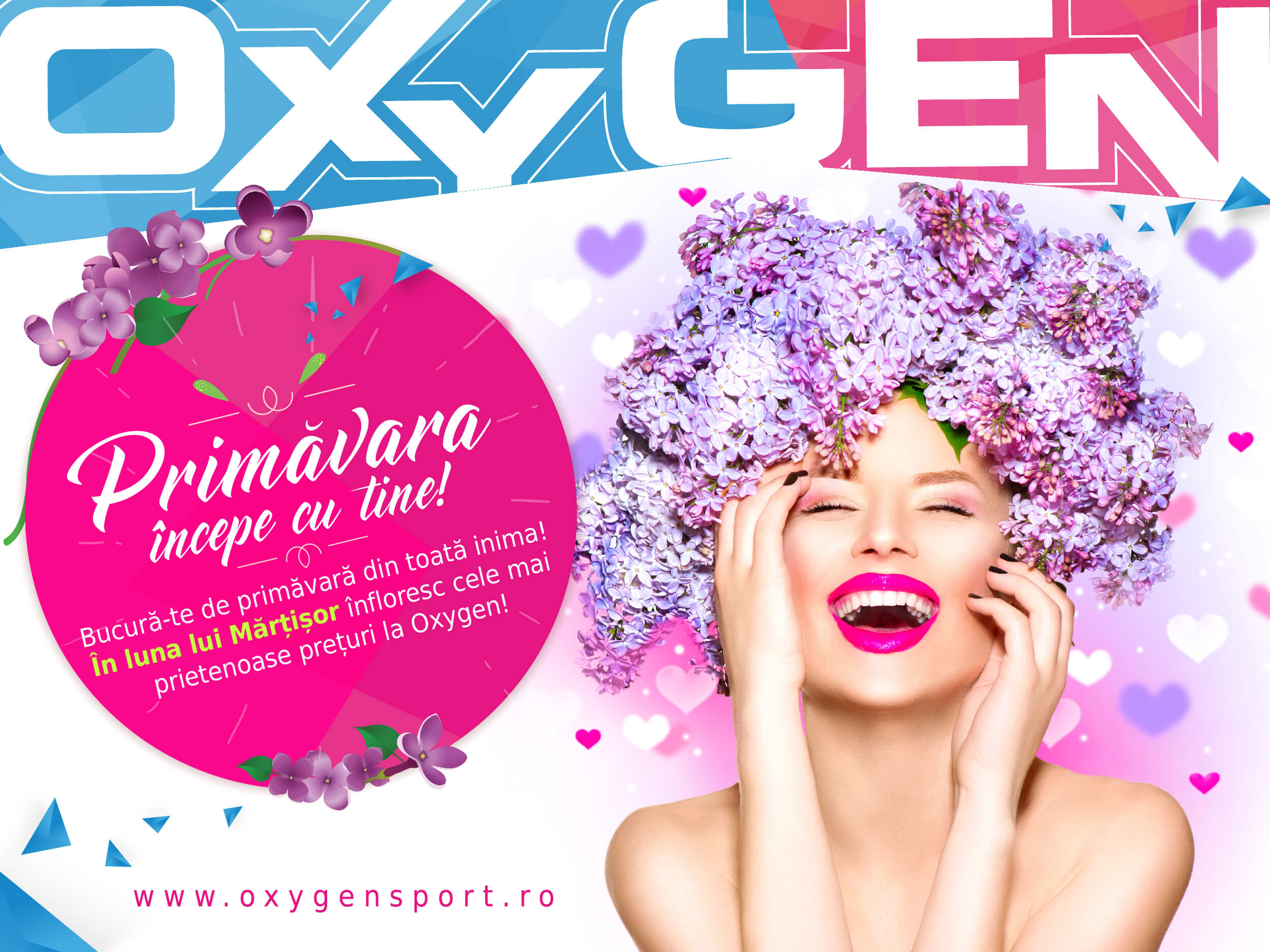 PRIMAVARA INCEPE CU TINE! - Oxygen - Fitness, aerobic, spa, piscina Iasi