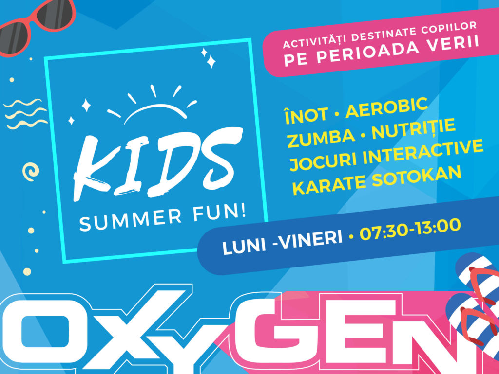 Kids Summer Fun Oxygen Galata - Oxygen - Fitness, aerobic, spa, piscina ...